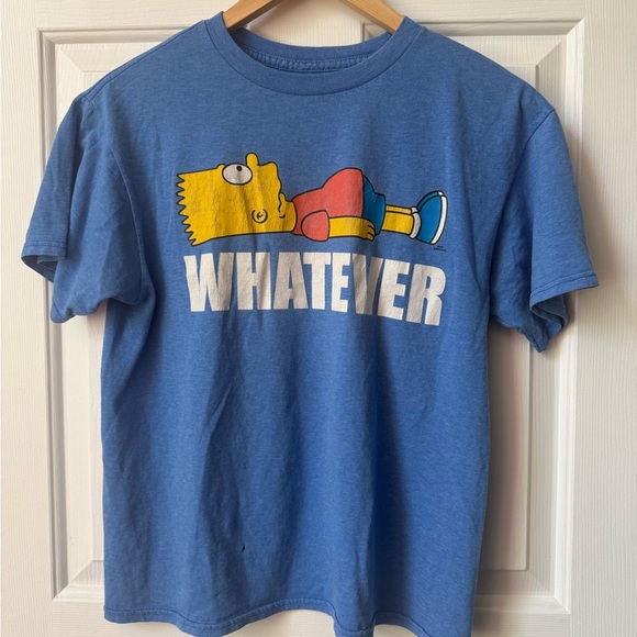 Shirts & Tops | Blue Bart Simpson Whatever Kids Tshirt | Poshmark